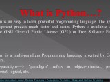 Python What Is Python History Of Python Python Tutorial Pptx