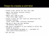 Python Unit Testing Odp