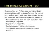 Python Unit Testing Odp