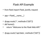 Python Web Api Flask Streamlit Pptx Sample Ppt