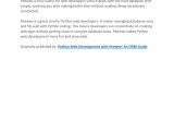 Python Web Development With Peewee An Orm Guide Pdf
