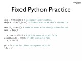 Python Worst Practices Ppt