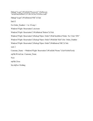 Qtp Imp Script Examples Docx Operating Systems Computer Software - Ultra HD Minimal Photo - Desktop