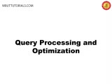 Query Processing And Optimization Ppt