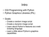Random And Dynamic Images Using Python Cgi Pdf