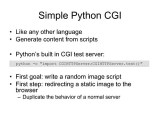 Random And Dynamic Images Using Python Cgi Pdf