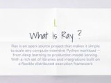 Ray Distributed Python Framework Pptx