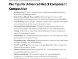 React Development Advanced Component Composition Patterns Pdf Web