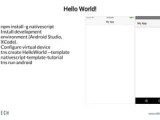React Native Nativescript Pptx