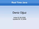 Introduction To Real Time Java Ppt