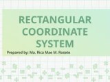 Math 8rectangular Coordinate System Pptx