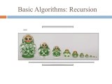Recursion Algorithms And Data Structures Ppt