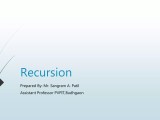 Recursion Recursive Function Pptx