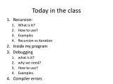 Recursion Debugging In C Ppt
