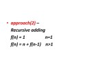 Recursive Algorithm Detailed Explanation Pptx