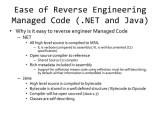 Reverse Engineering Net And Java Pptx