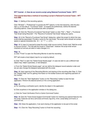 Rft Tutorial 4 How Do We Record A Script Using Rational Functional - Premium Dark Art Gallery - 4K