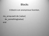 Ruby Blocks Ppt