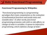 Ruby Functional Programming Pdf