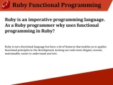 Ruby Functional Programming Ppt Free Download