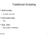Ruby Scripting Ppt