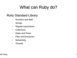 Ruby Scripting Ppt