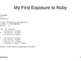 Ruby Scripting Ppt