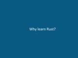 Rust Tutorial Rust Programming Language Tutorial For Beginners Rust
