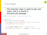 Scanner Class Java Ppt