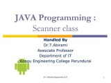 Scanner Class Java Ppt