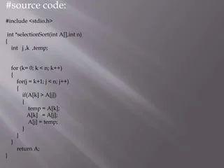 Selection Sort Algorithm Presentation Selection Sort Example Using Power Point Pptx - Perfect 4K Landscape Textures | Free Download