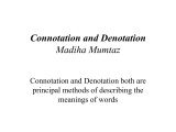 Semantics Connotation And Dennotation Pptx