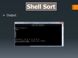 Shell Sort And Selection Sort Algorithm Pptx Programming Languages