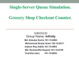 Single Server Queue Simulation Project Pptx