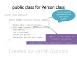Simple Class And Object Examples In Java Pptx