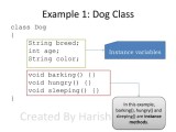 Simple Class And Object Examples In Java Pptx