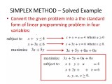 Simplex Method Ppt