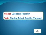 Simplex Method Flowchart Algorithm Pptx