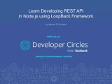 Learn Developing Rest Api In Node Js Using Loopback Framework Pptx