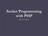 Socket Programming With Php Pptx