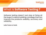 Software Testing Tutorial For Beginners Testbytes Ppt