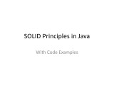 Solid Principles Java Code Examples Pptx