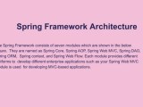 Spring Framework Tutorial Ppt