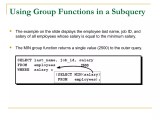 Sql Subquery Ppt