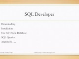 Oracle Sql Developer Tutorial Pptx