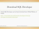 Oracle Sql Developer Tutorial Pptx