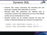 Sql Embedded Sql Dynamic Sql And Sqlj Pptx