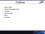Sql Embedded Sql Dynamic Sql And Sqlj Pptx