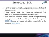 Sql Embedded Sql Dynamic Sql And Sqlj Pptx