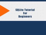 Sqlite Tutorial Pdf